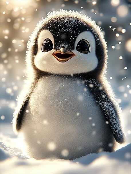 Amazon.com: Cute Penguin Diamond Painting Kits for Adults, Funny ...