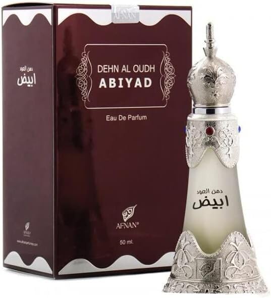 Amazon.com : Afnan Dehn Al Oud Abiyad Concentrated Perfume Oil, 0.67 ...