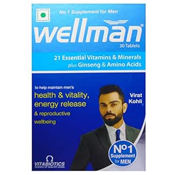 Wellman Men - Pack of 30 Tablets : Amazon.in: Health & Personal Care