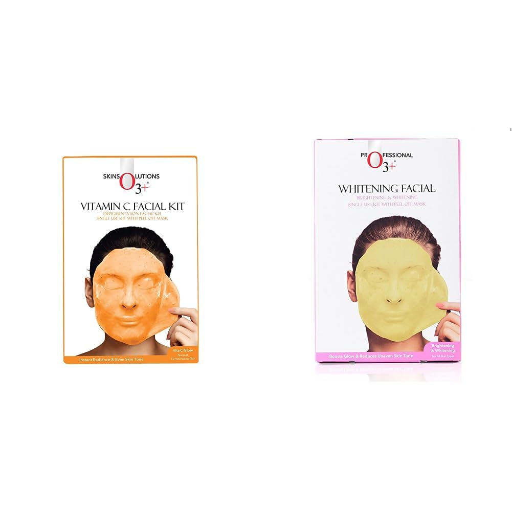O3+ Vitamin C Facial Kit Depigmentation Single use Kit with Peel Off ...