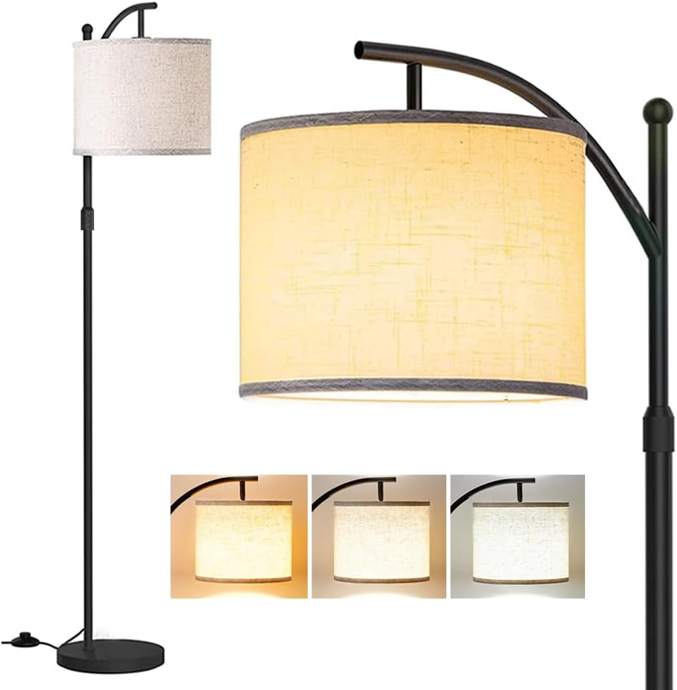 YueME Floor Lamps for Living Room - 3 Color Temp (3000/4000/5000K ...