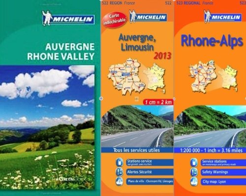 Michelin Green Guide Pack: Auvergne and the Rhone Valley - Guide and ...