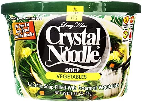 Amazon.com : Crystal Noodles Soup Vegetables, 1.83 oz (Pack of 6 ...