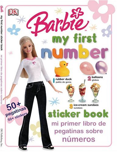 Barbie Mi Primer Libro de Pegatinas Sobre Numeros / My First Number ...
