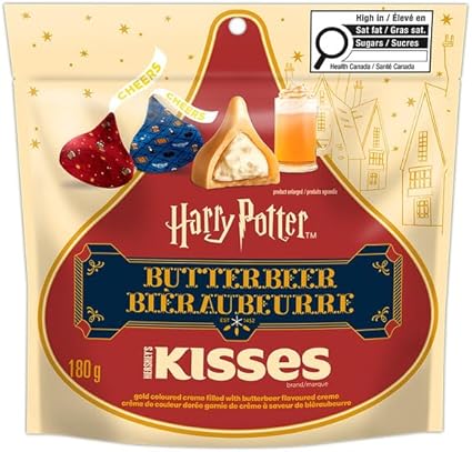 HERSHEY'S KISSES HARRY POTTER™ Butterbeer Flavored Candy, 180g ...