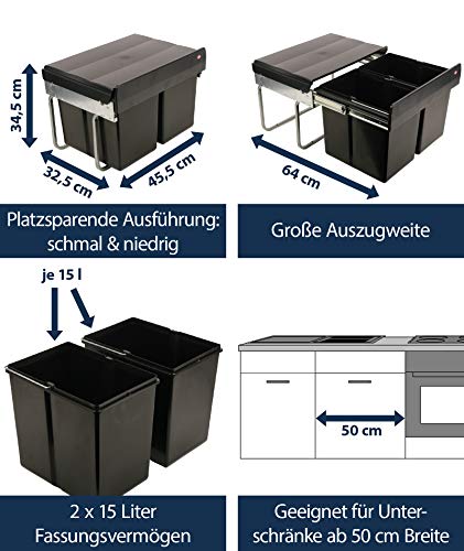 Abfallsystem Kuche Ausziehbar