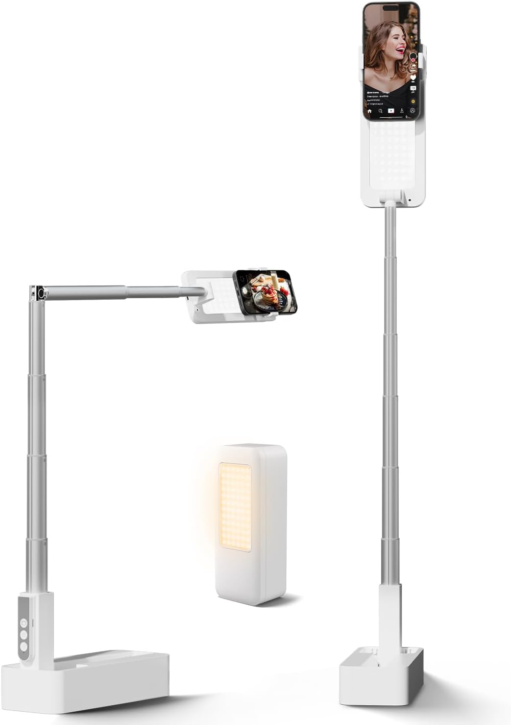 Amazon.com : yAyusi Phone Stand for Recording, Overhead 360° Rotation ...