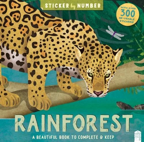 Rainforest Sticker by Number: 1: Amazon.co.uk: Kath Jewitt, Jonathan ...
