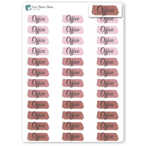 Amazon.com: Work Office Home Planner Stickers/Remote Work Stickers / 36 ...