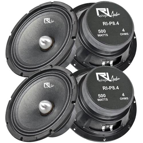 Amazon.com: RI Audio 8'' Midrange Speakers 500 Watts Peak 250 Watts RMS ...