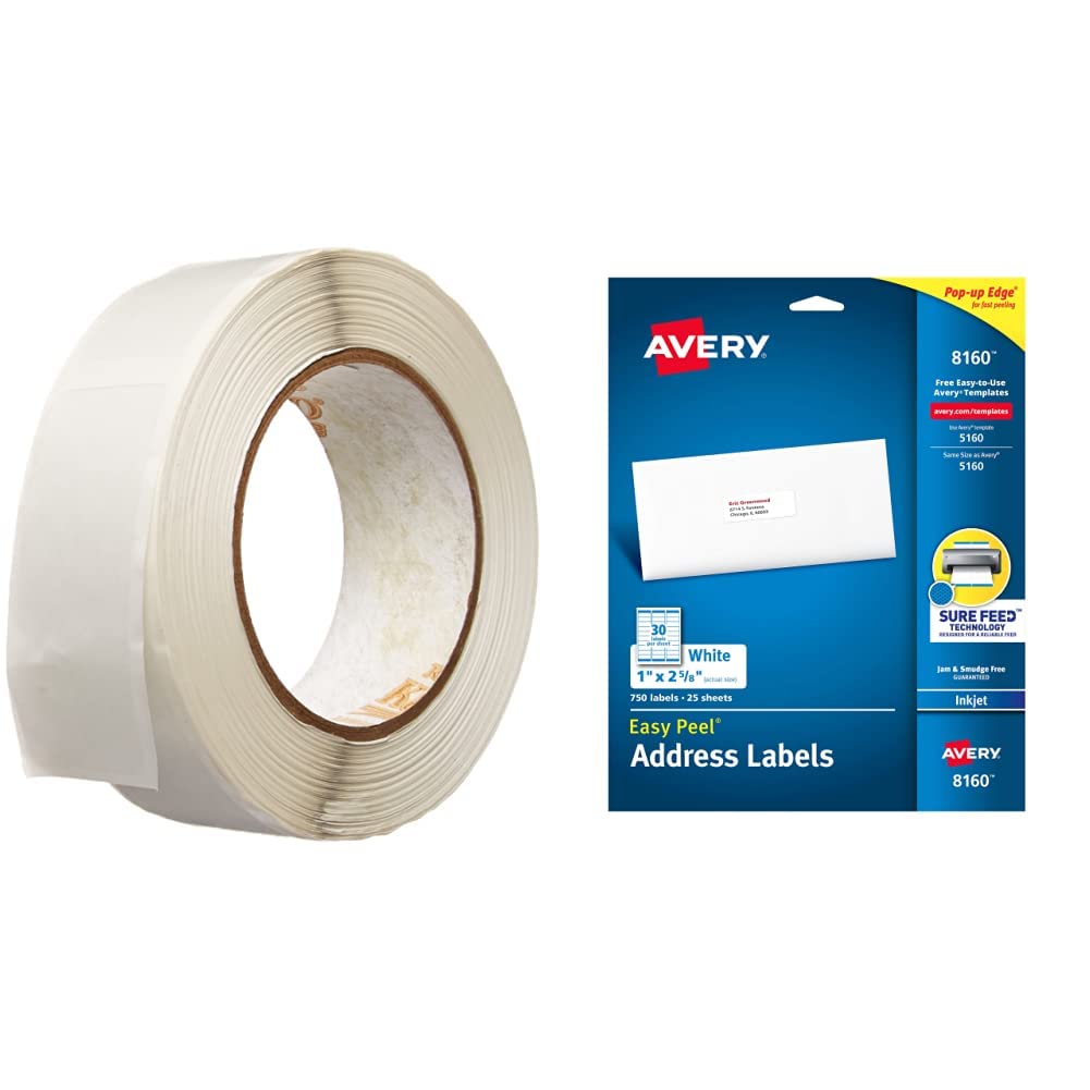 Buy School Smart Vinyl Label Protectors,1-1/4 x 3-1/8 Inches,Clear,Pack ...