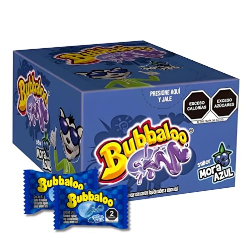 Bubbaloo Mora Azul Blueberry Mexican Chewing Bubble Gum - Want It All