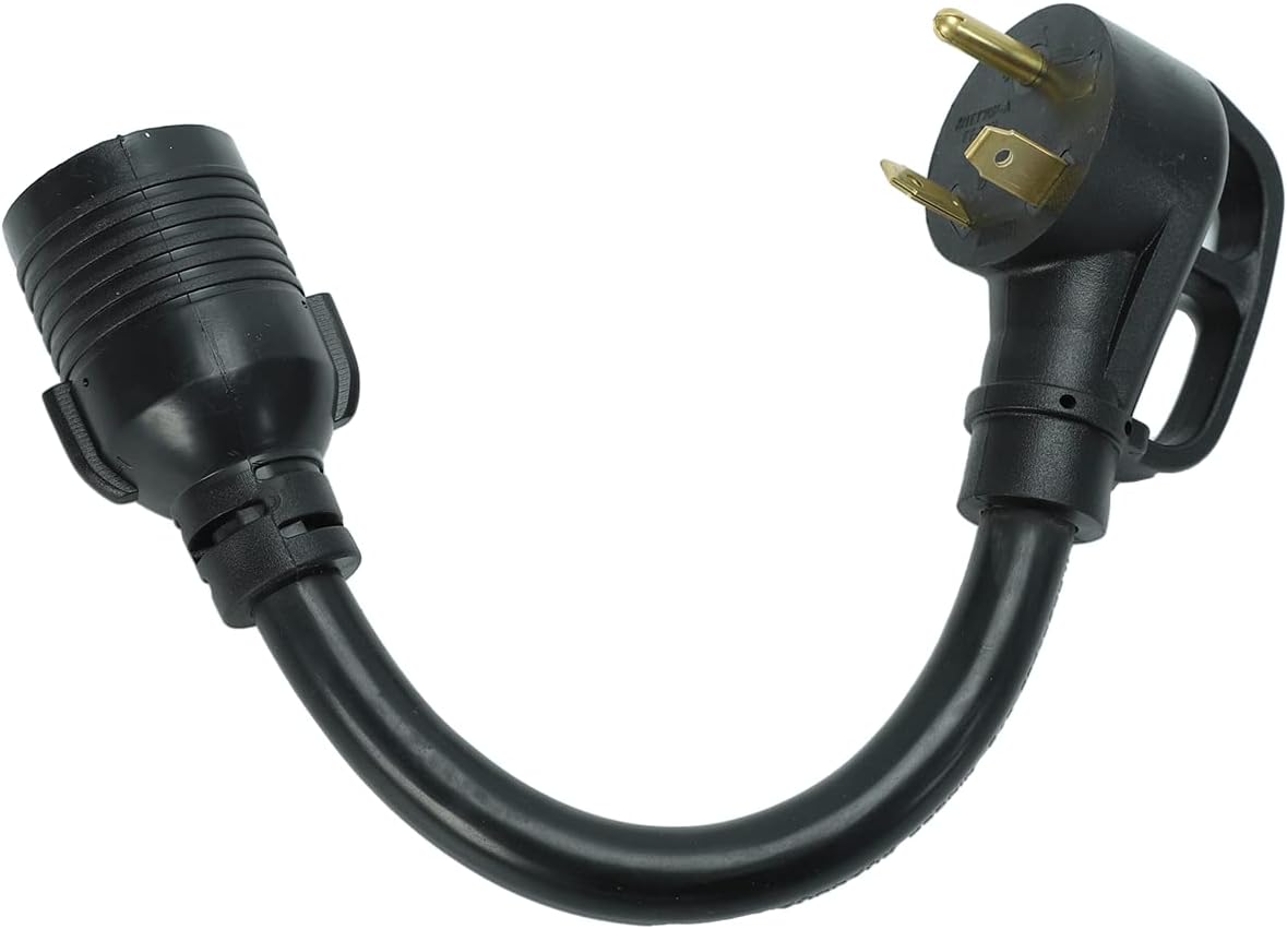 Amazon.com: 30 Amp RV Generator Transfer Switch Adapter Cord with Grip ...