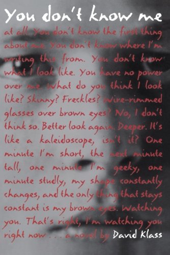 Amazon.com: You Don't Know Me: 8601420087231: Klass, David: Books