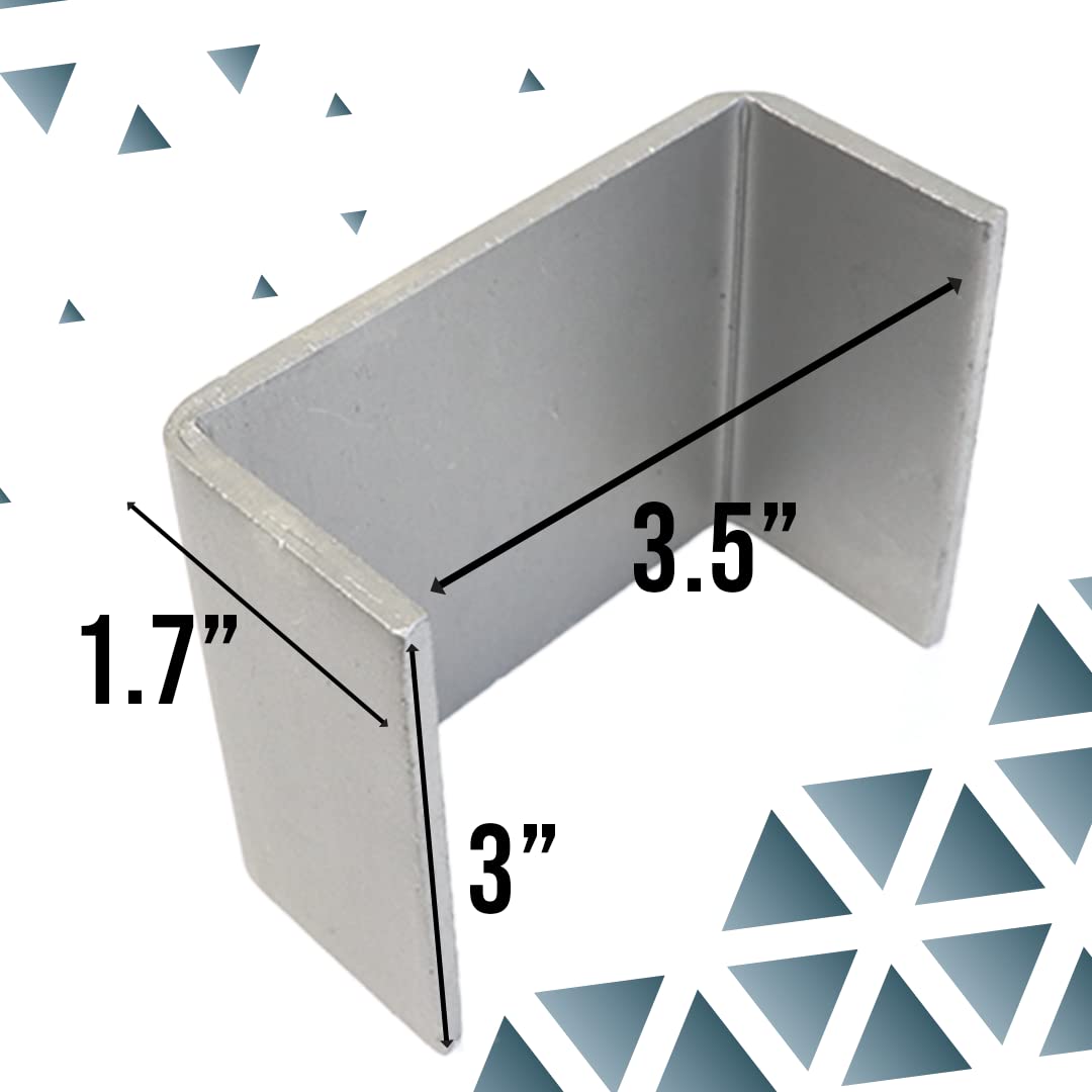 Snapklik.com : Boxer 20 Pack Heavy Duty Weld On Steel Stake Pocket ...