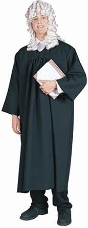 Amazon.com: Adult Judge Gown Costume (Size: Standard 42-46) : Clothing ...