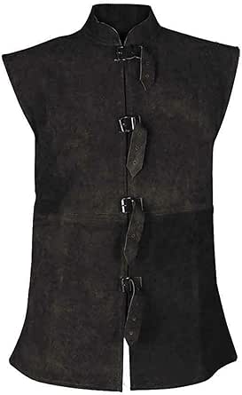 Amazon.com: Mens Medieval Costume Halloween Tunic Retro Shirts Medieval ...