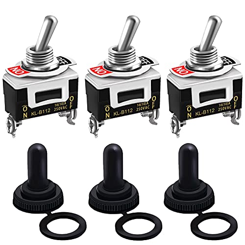 Snapklik.com : Twidec/3Pcs Heavy Duty Rocker One-Side Momentary Toggle ...