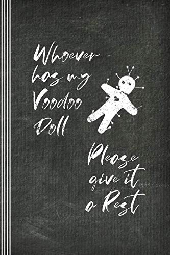 Voodoo Doll: Funny Journal - Blank Sketch Paper Composition Notebook ...