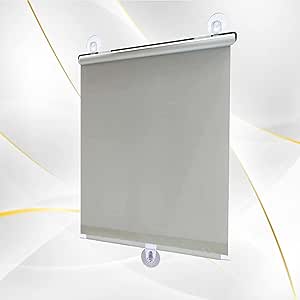 Amazon.com: Sunshade Curtain with Suction Cups,Adjustable Blackout Curtains,Temporary Windows ...