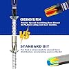 Geinxurn 15Pieces Security T10 Impact Magnetic Screwdriver Bit Set, 1 ...