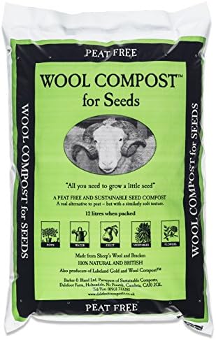 2 x Bags of Dalefoot Wool Compost peat-Free, Sustainable: 30 litres ...