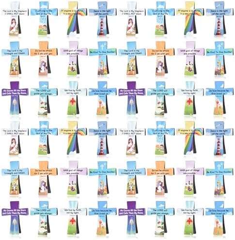 Amazon.com : Jspupifip 48Pcs Magnetic Bookmarks Bible Cross Bookmarks ...
