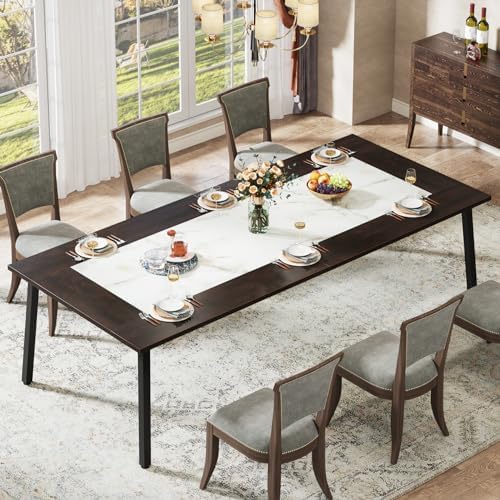 Amazon.com - Tribesigns 55" Rectangular Dining Table for 4 to 6 People ...