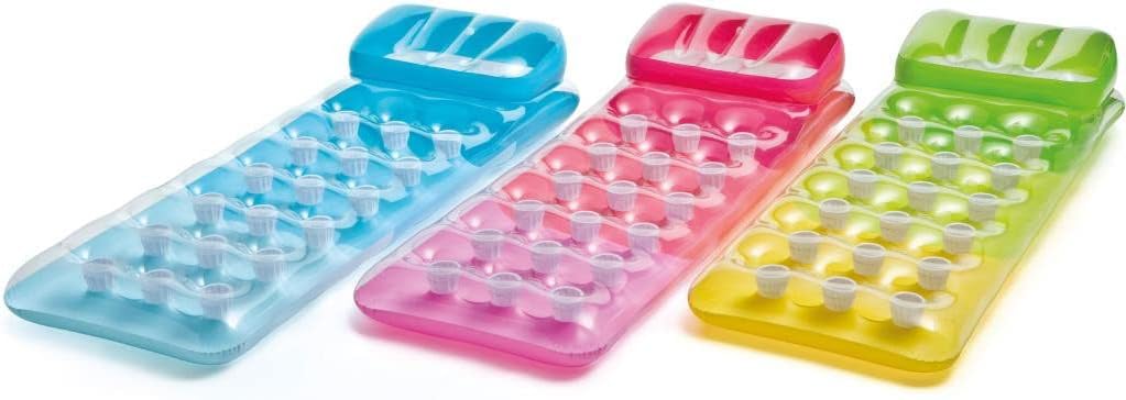 Intex Unisex's 58890 Deluxe Designer Inflatable Lilo. Perfect for The ...