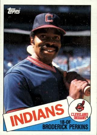 Amazon.com: 1985 Topps Baseball Card #609 Broderick Perkins ...