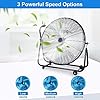 Amazon.com: Simple Deluxe Dynamic 30-Inch Floor Fan with Roll Booster ...
