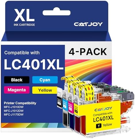 Amazon.com: LC401XL Ink Cartridges for Brother Printer Compatible for ...