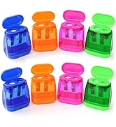 Amazon.com : 24 Pack Dual Hole Pencil Sharpener Manual Pencil ...