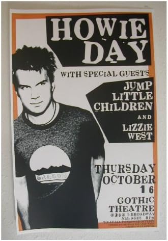 Amazon.com: Howie Day Handbill Poster with Jump Little Children: Prints ...