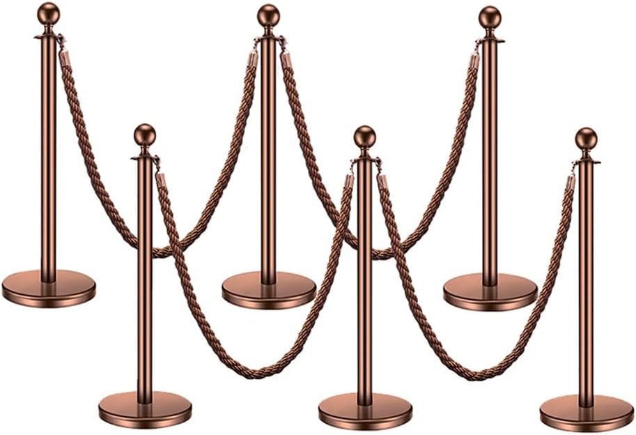 Amazon.com: Rosegold Stainless Steel Crowd Control Stanchion，Crowd ...
