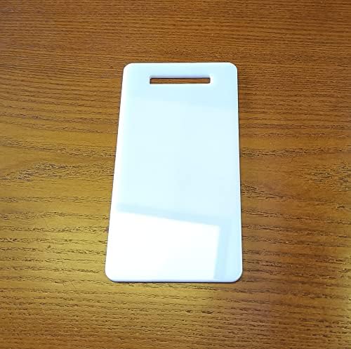 Amazon.com : BENECREAT 12pcs White Acrylic Badge Buddy, 4.49x2.2 Inch ...
