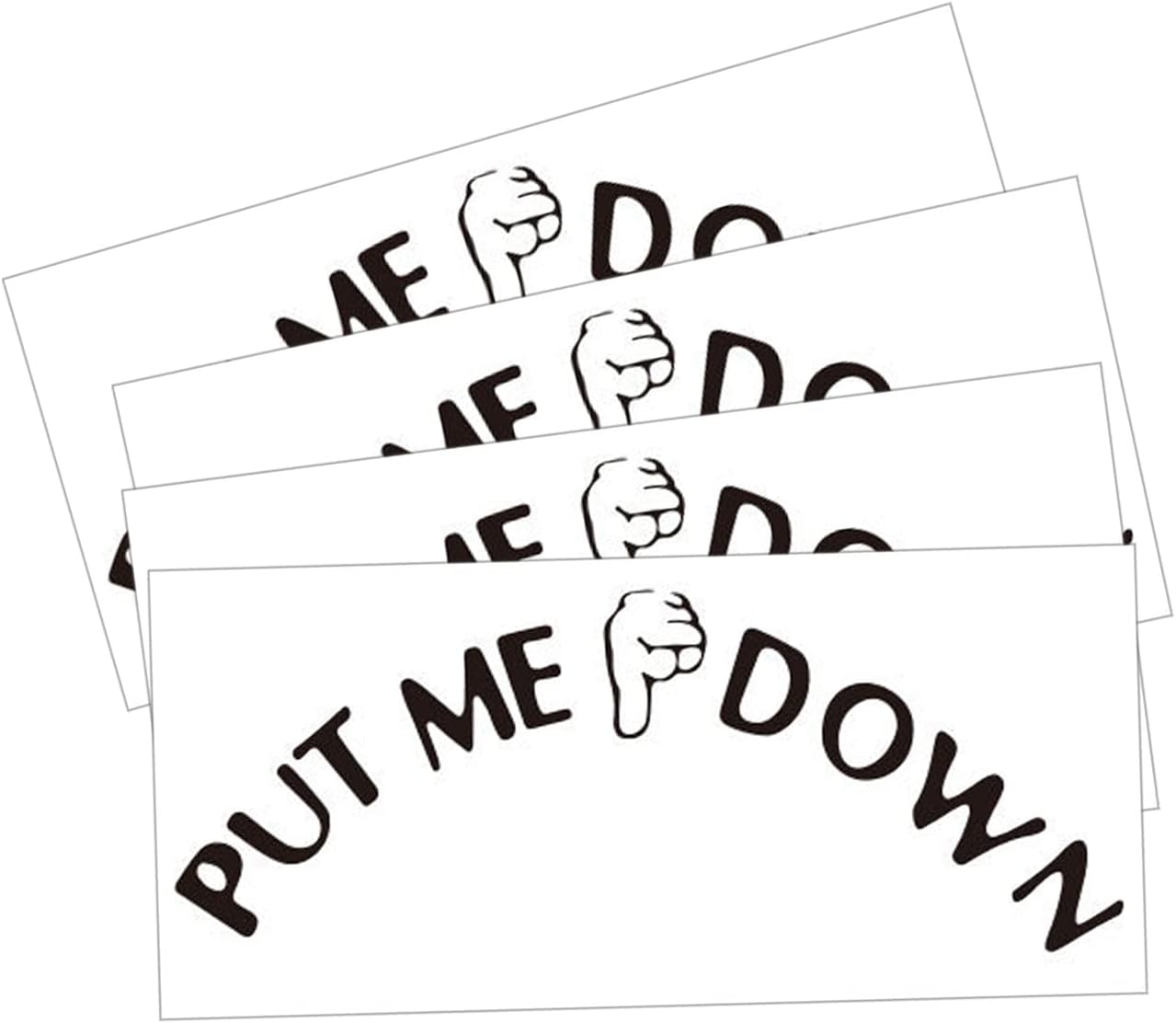 Amazon.com: Jiabetterniu Put Me Down Toilet Luminous Sticker Decal ...