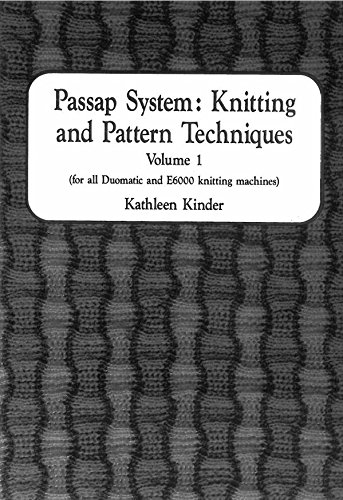 Amazon | Passap System Knitting and Pattern Techniques: v. 1: For All ...
