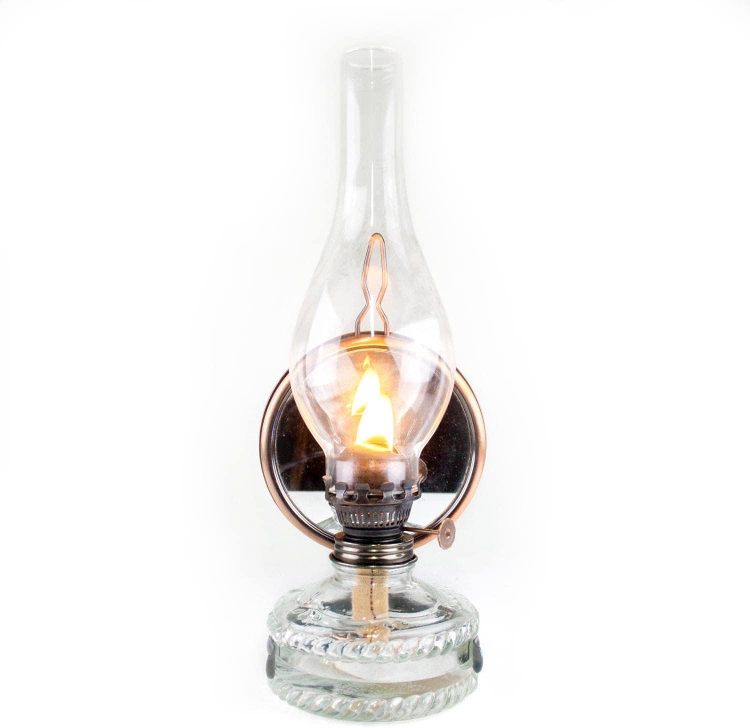 Amazon.com: Lehman's Oil Lamp with Reflector - Securely Mounts to Wall ...
