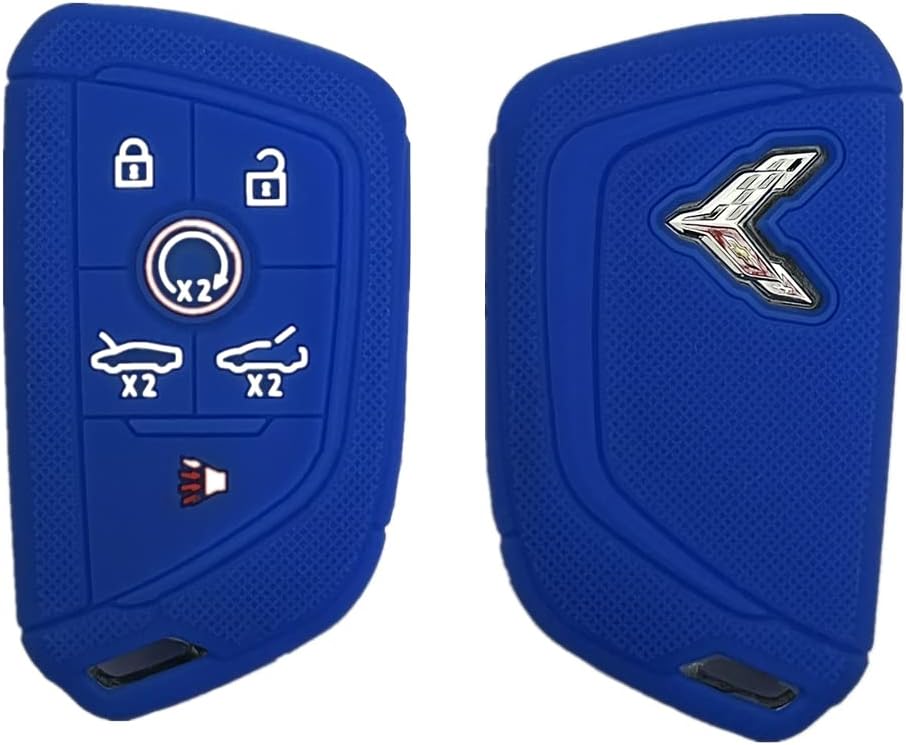 Amazon.com: Corvette C8 Key Case - Premium Silicone Shell for Smart ...