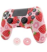 Amazon.com: RALAN Pink Controller Skins for PS4, Silicone Controller ...