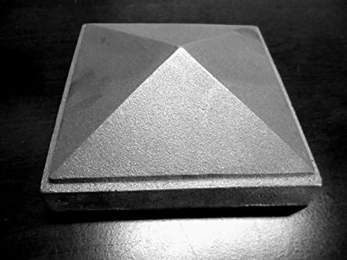 Amazon.com : Lot of 4 Cast Iron Pyramid Post Cap fits 6" Sq Post ...