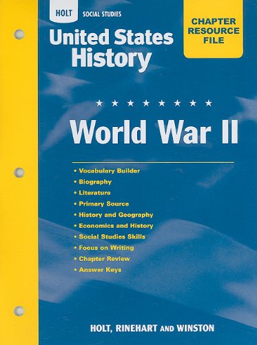 Amazon.com: Holt United States History: Chapter Resource File - World ...
