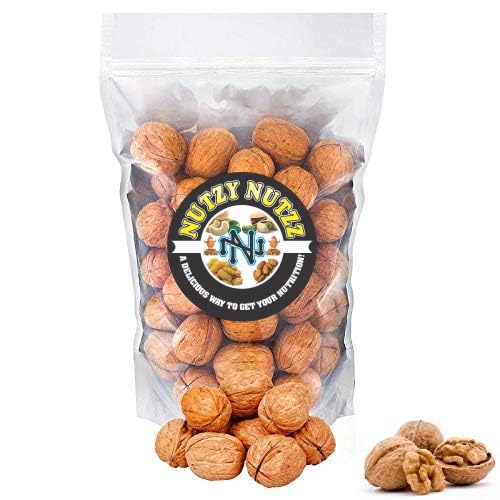 NUTZY NUTZZ 100% Natural Kernels Walnut with Shell Healthy | Premium ...