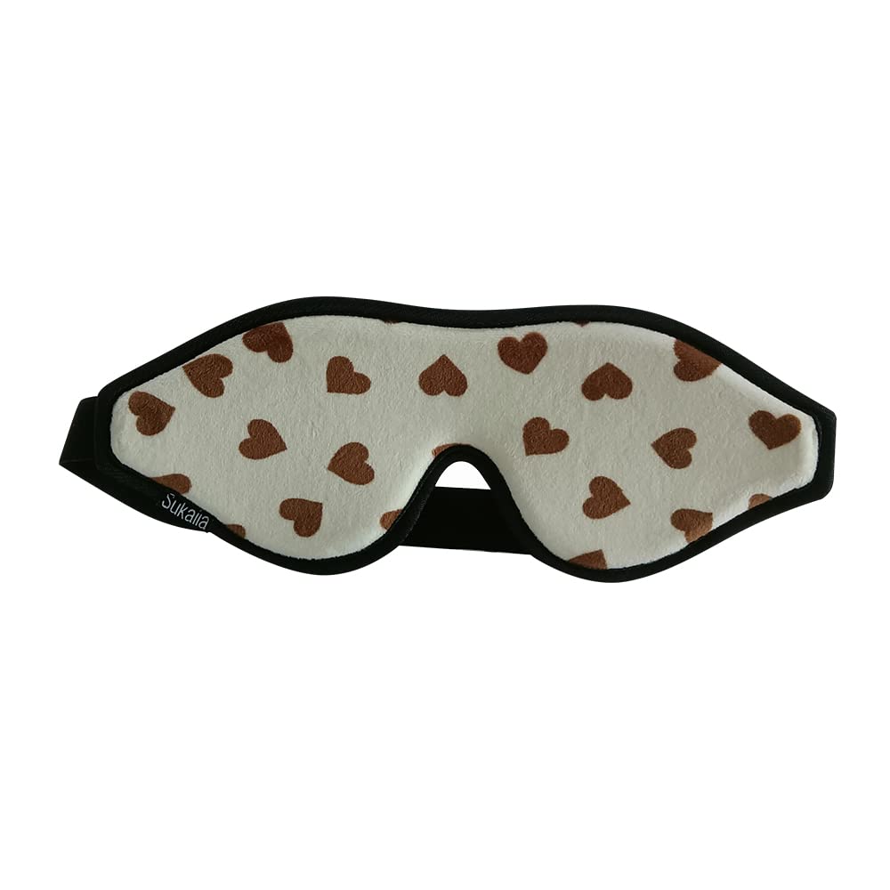Soft 3D Eye Mask for Men Women,Smooth Baby Fluffy Eyeshade for Sleeping ...