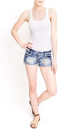 Vanilla Star Jeans - The Dolphin Hem Shortie Short Denim Size 9 (V3128 ...