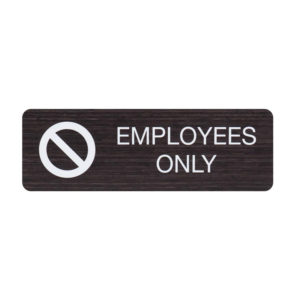 Snapklik.com : SBLABELS Employees Only Indoor Easy Adhesive Mount Door ...