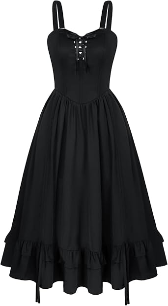 Amazon.com: Scarlet Darkness Victorian Dress for Women Renaissance ...