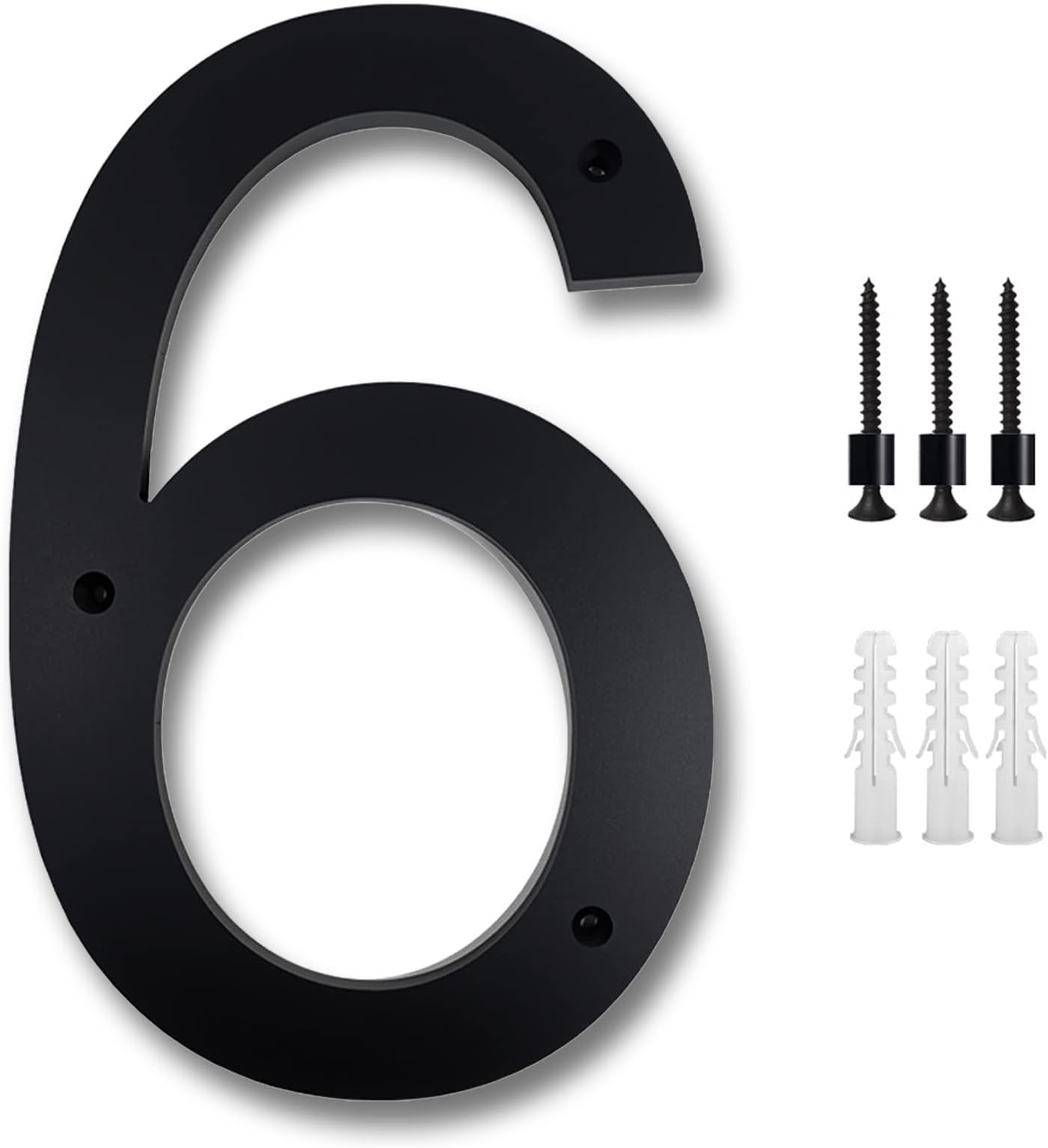 Amazon.com: 10" Floating House Number, Acrylic Large House Number for ...