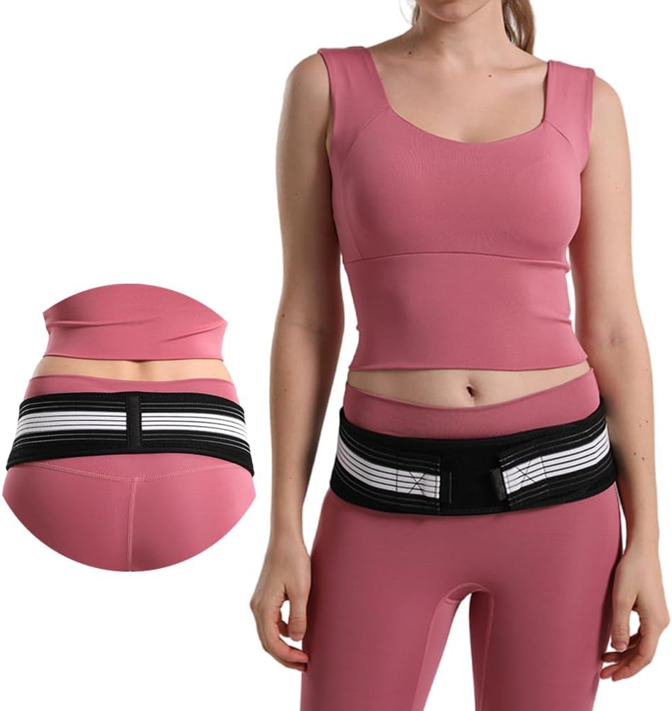 Amazon.com: LOIENRCY Sacroiliac Joint Support Belt Lower Back Support ...